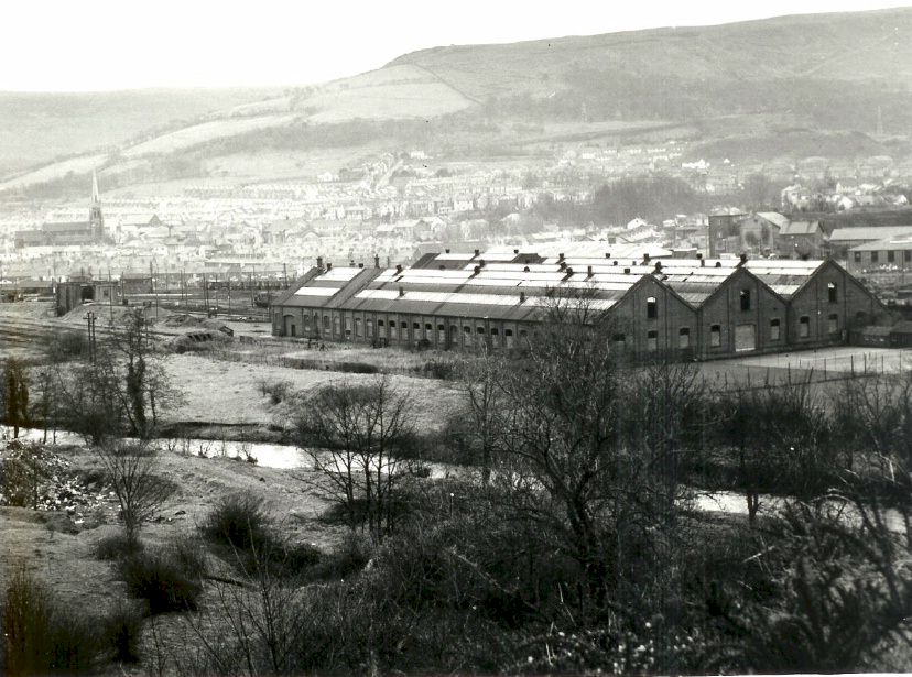 The old GWR Engine, Aberdare from the north